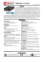 Uživatelské příručky Altronix eBridge4PCRX Data Sheet