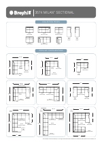 Uživatelské příručky Broyhill MILAN SECTIONAL Configurations
