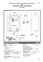 Uživatelské příručky Van Air Systems High Dew Point Alarm Box