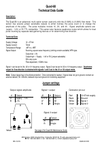 Uživatelské příručky AW Gear Meters Quad-80