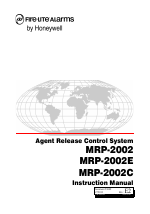Uživatelské příručky Fire-Lite MRP-2002E Agent Release Control Panel