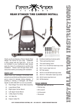 Uživatelské příručky Poison Spyder REAR STINGER TIRE CARRIER