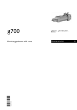 Uživatelské příručky Lenze g700 Planetary gearboxes with servo