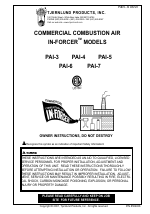 Uživatelské příručky Tjernlund PAI-3,4,5,6,7 Commercial Combustion Air ...