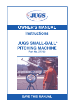 Uživatelské příručky JUGS Sports SMALL-BALL Pitching Machine