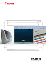 Uživatelské příručky Canon Desktop Scanner DR-2080C