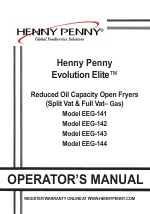 Uživatelské příručky Henny Penny EVOLUTION ELITE EEG-142